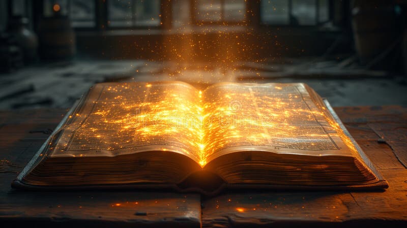 An Ancient Book with Pages Full of Wisdom and History 2 Stock ...