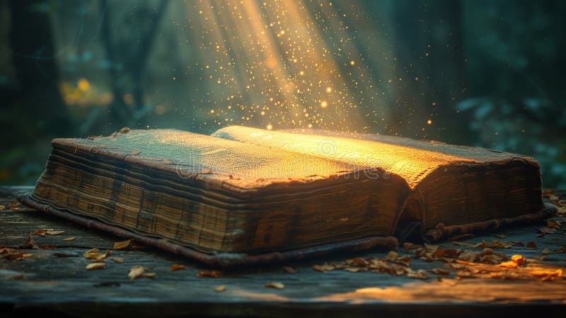 An Ancient Book with Pages Full of Wisdom and History 1 Stock ...