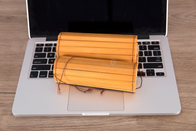 Ancient Book Slips and Laptop Stock Image - Image of ancient ...