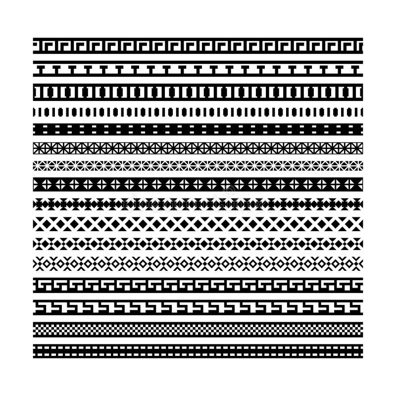 Ancient border stock vector. Illustration of design, decor - 50047490