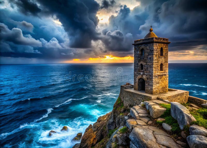 Ancient Border Watchtower Stunning Panorama Captures Epic Stone ...
