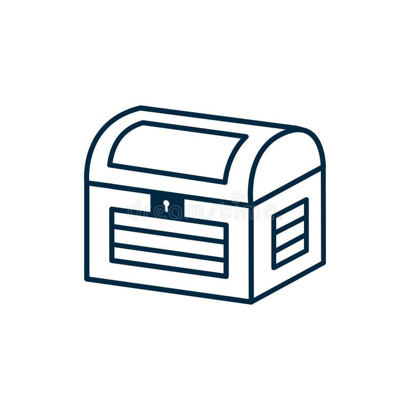 Ancient Box. Vector Illustration Decorative Design Stock Vector ...