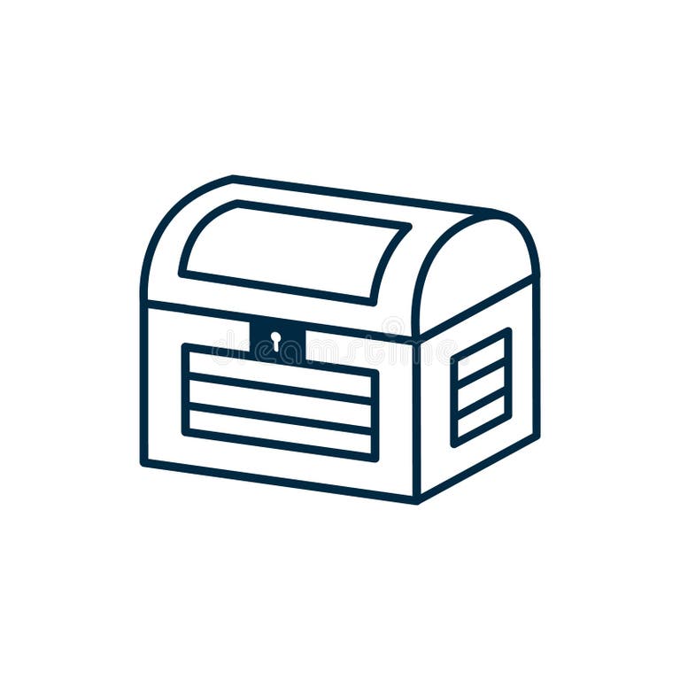 Ancient Box. Vector Illustration Decorative Design Stock Vector ...