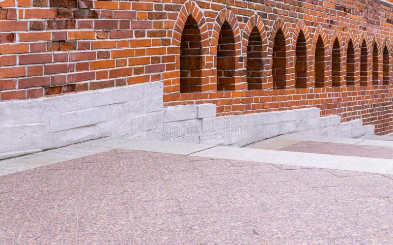 Ancient brick bridge stock image. Image of fortification - 233187363