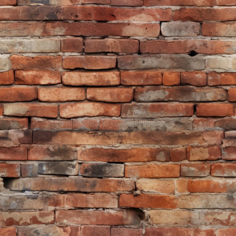 Ancient Brick Creative Abstract Photorealistic Texture. Stock ...