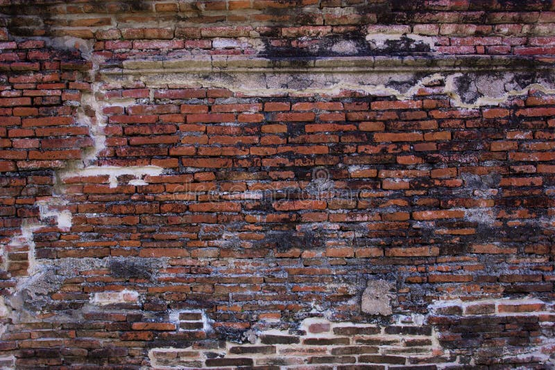Ancient Brick wall stock photo. Image of pattern, black - 28631564