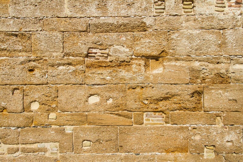 Ancient Brick Wall Texture stock image. Image of detail - 134994877