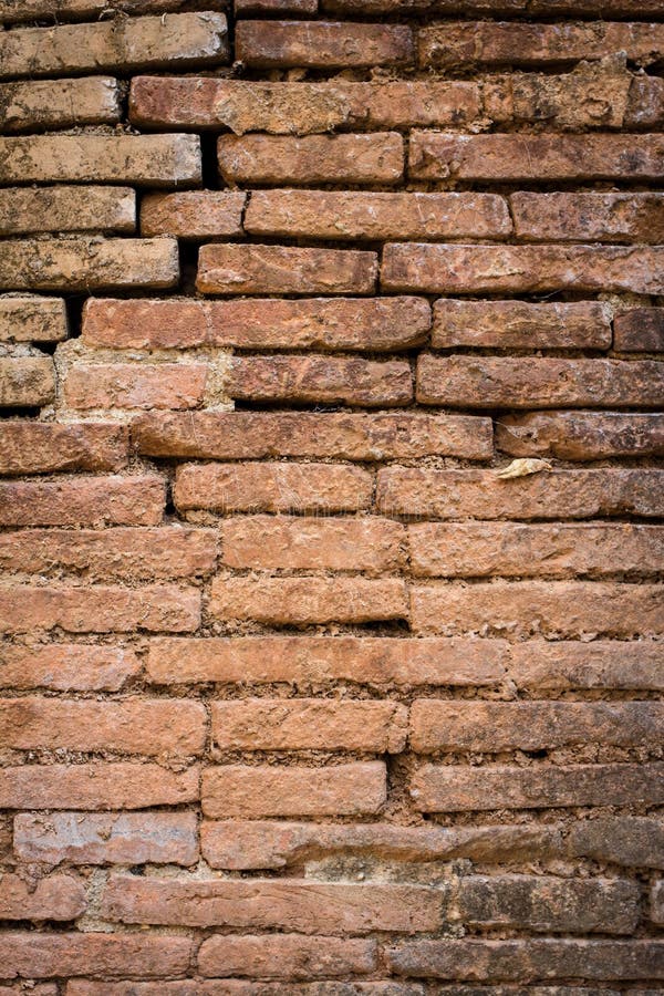 Ancient Bricks Wall Background. Stock Image - Image of rusty, surface ...