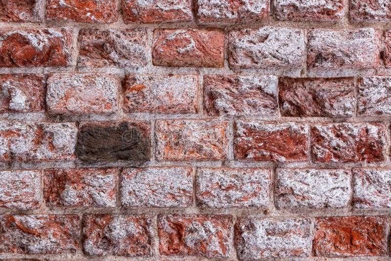 Ancient Brickwork Close-up. Brick Wall Stock Image - Image of ...