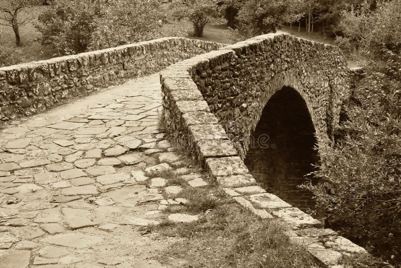 Ancient bridge stock photo. Image of exterior, park, isolated - 19247858