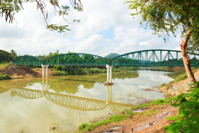An Ancient Bridge in Indonesia, a Former Train from the Dutch Colonial ...