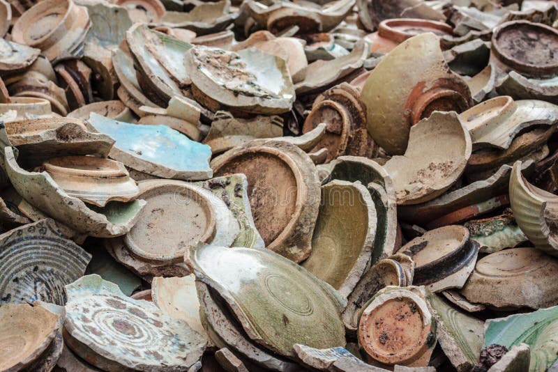 Ancient broken ceramic stock image. Image of craft, broken - 49460119
