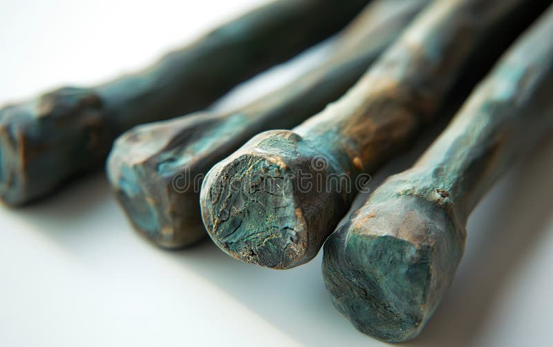 Ancient Bronze Artifacts Displayed with Intricate Details Showcasing ...