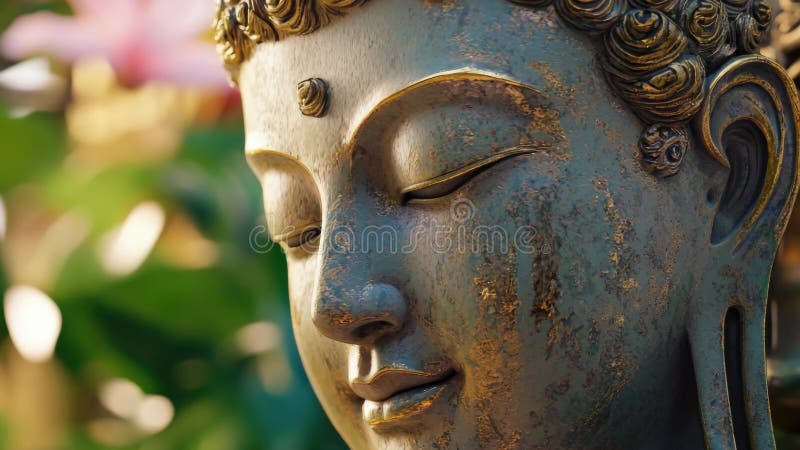 Ancient Buddha Statue stock footage. Video of antique - 383498026