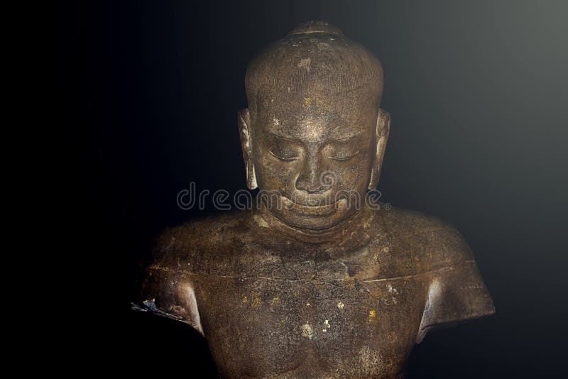 Ancient Buddha Face, Ayutthaya, Thailand Stock Image - Image of history ...
