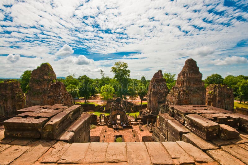 Ancient Buddhist Khmer Temple Stock Photo - Image of famous, religious ...
