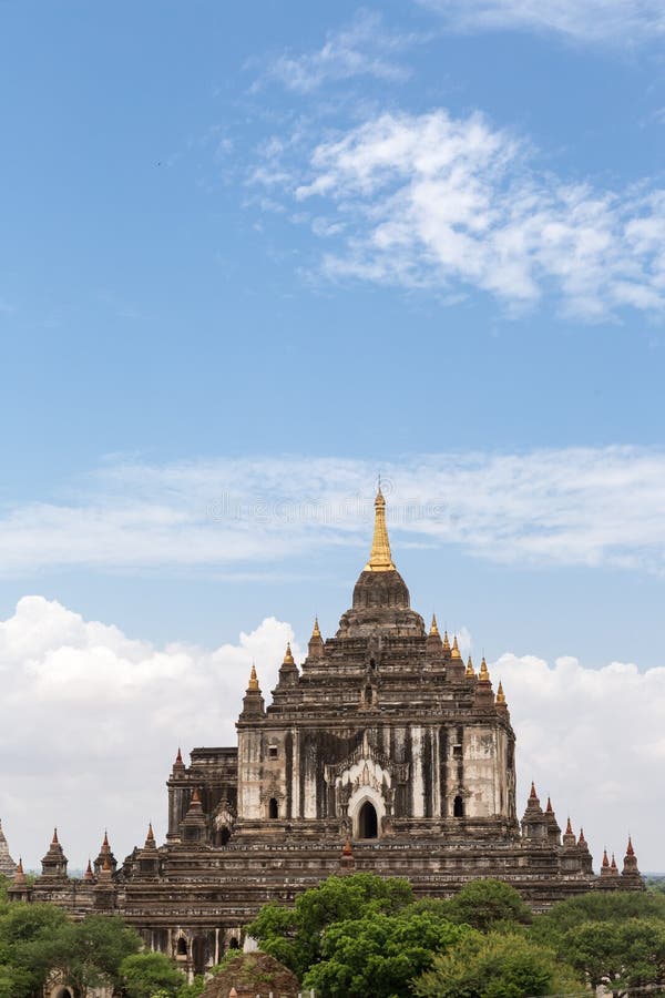 An Ancient Buddhist Temple Complex of Bagan in Myanmar Stock Photo ...