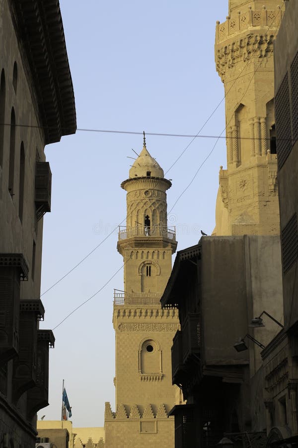 Ancient Building Architecture in the Islamic Era of Egypt Stock Photo ...