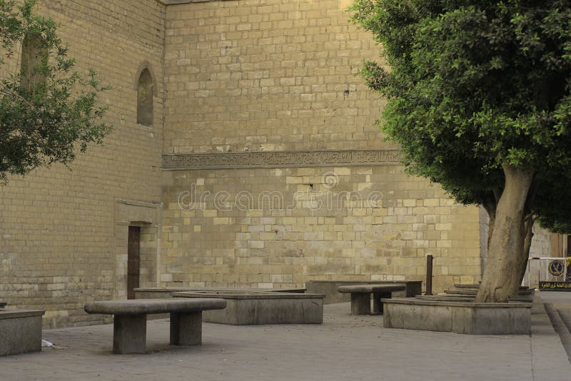 Ancient Building Architecture in the Islamic Era of Egypt Stock Photo ...