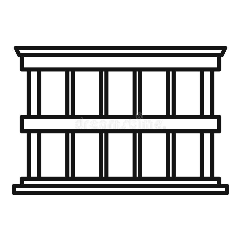 Building Columns Line Stock Illustrations – 2,152 Building Columns Line ...
