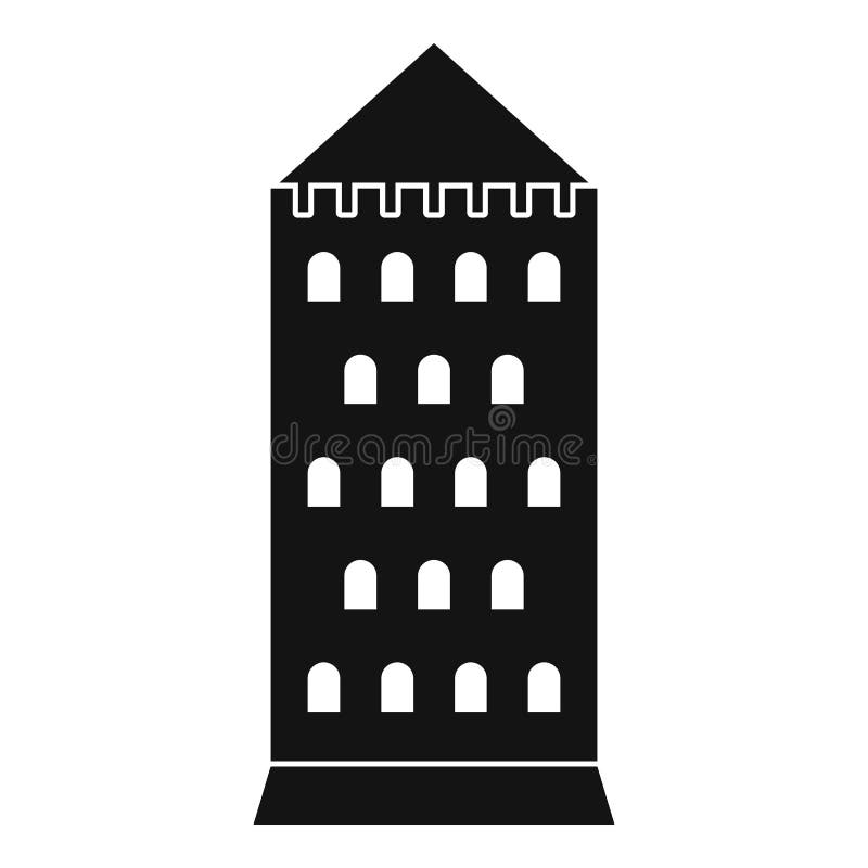 Ancient Building Icon, Simple Style Stock Vector - Illustration of ...