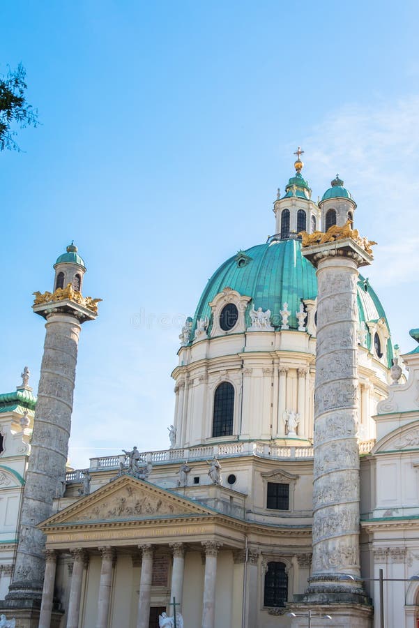 An Ancient Building in the Middle of Vienna, Austria Stock Image ...