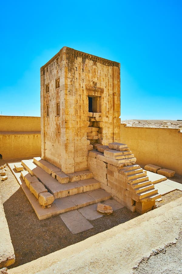 Ancient Building in Naqsh-e Rustam, Iran Stock Photo - Image of ...