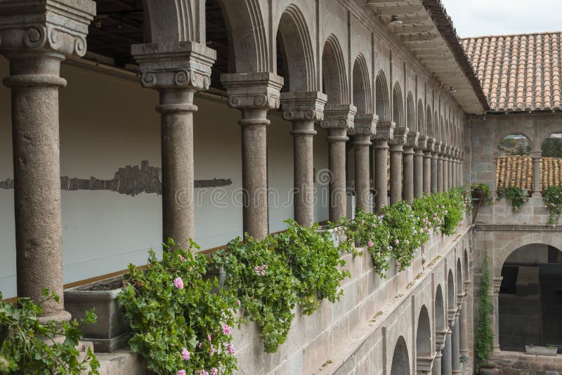 Ancient building terraces stock image. Image of stone - 144162967