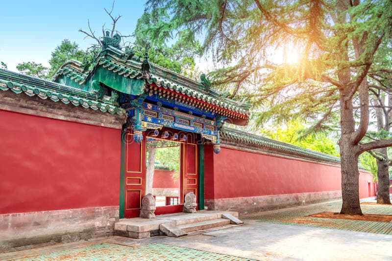 Ancient Buildings in Beijing Stock Photo - Image of history, majestic ...