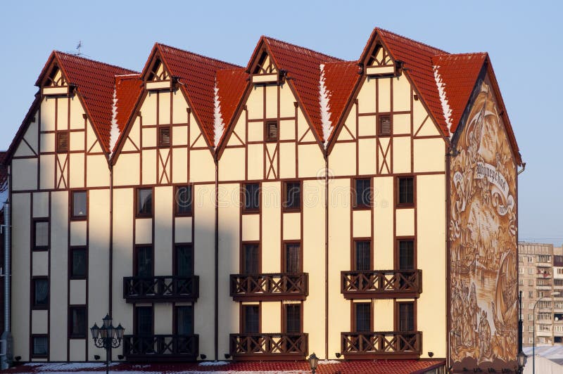 Destroyed Building in the Center of Kaliningrad Stock Photo - Image of ...