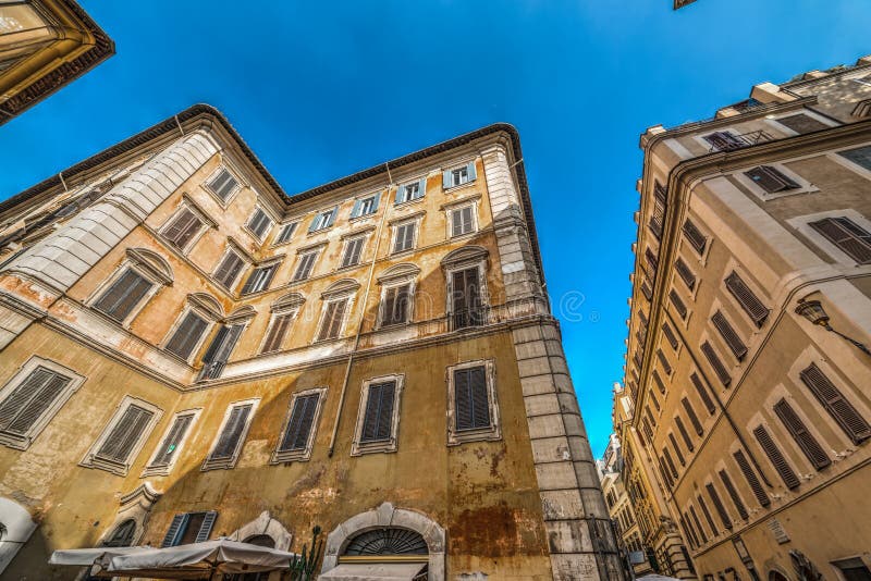 Ancient buildings in Rome stock photo. Image of city - 106146850