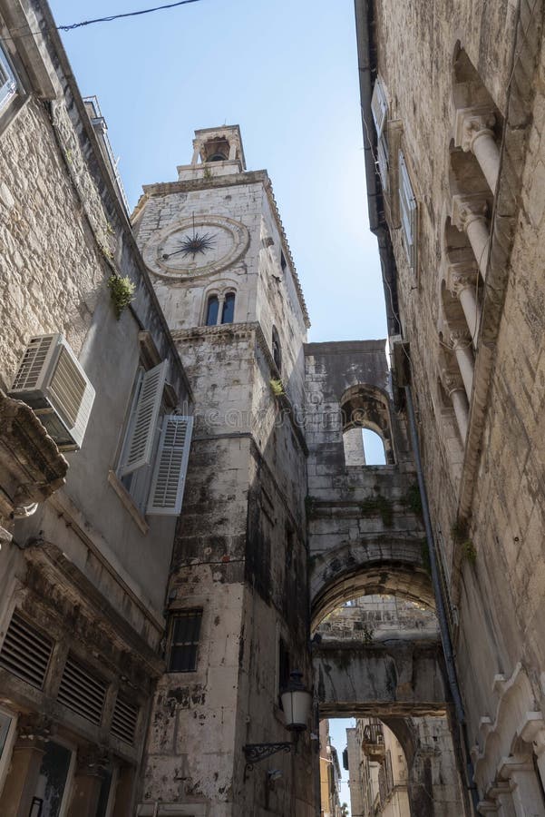 Ancient Buildings in Split in Croatia Stock Photo - Image of ancient ...
