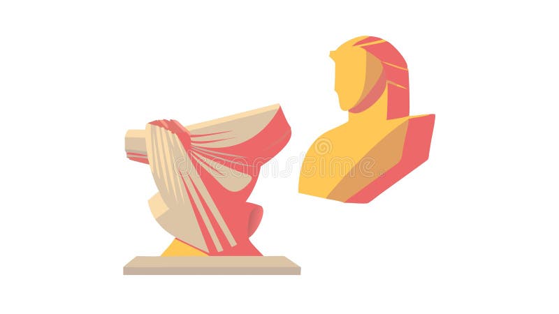 Ancient Busts Icon Vector for History, Art, and Classical Studies ...
