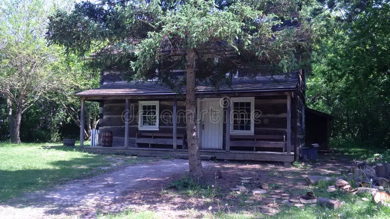 Lush Cabin stock image. Image of historical, lush, local - 249285647