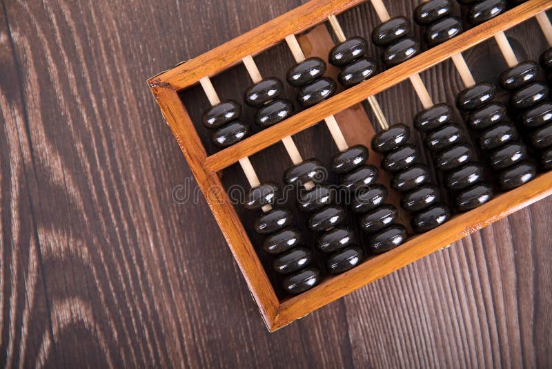 The Ancient Calculation Tool of China Stock Image - Image of abacus ...