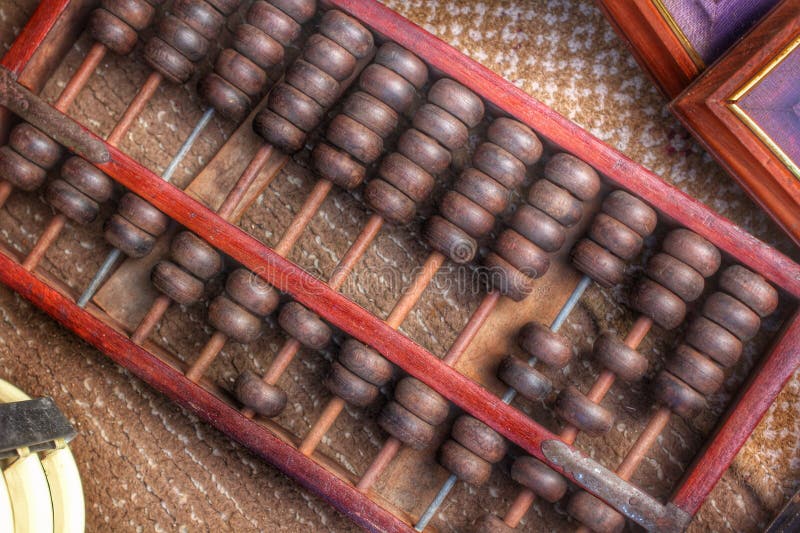 Ancient calculator. stock image. Image of colour, selective - 35496681