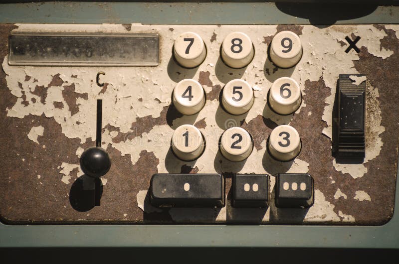 The ancient calculator stock image. Image of business - 68887985