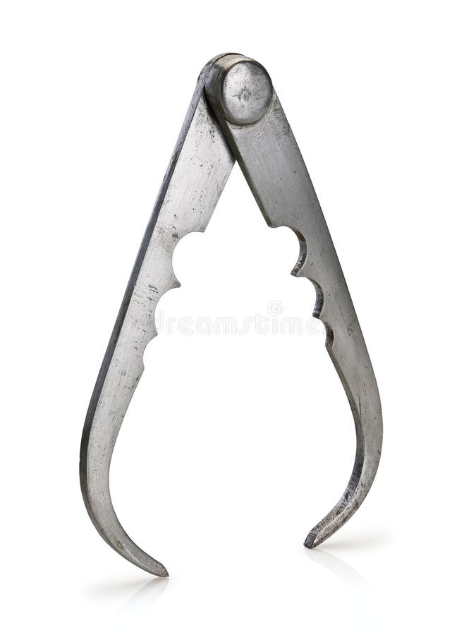 Ancient Calipers and Measuring Ruler Close-up Stock Photo - Image of ...
