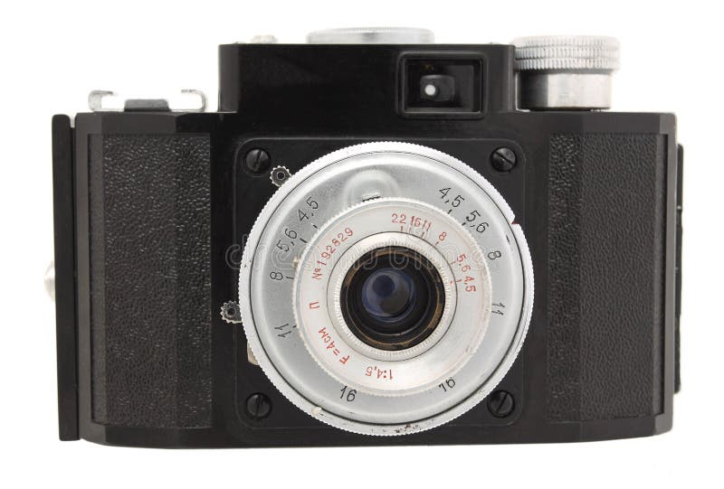 The old camera from USSR stock image. Image of photocamera - 16016897