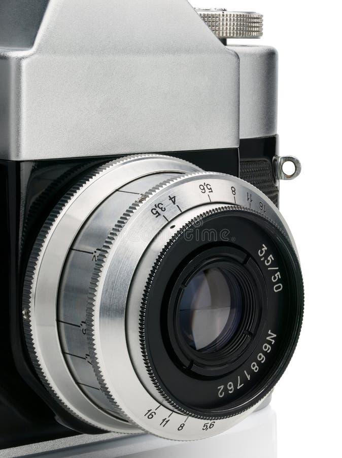 The ancient camera stock image. Image of vintage, vertical - 31006303