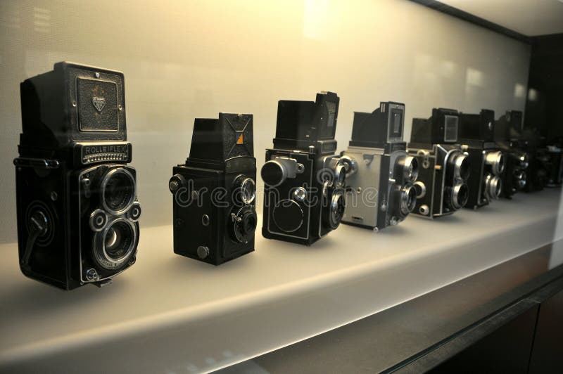 Ancient cameras editorial stock image. Image of classic - 17266319