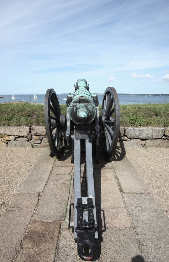 Ancient cannon stock image. Image of cloudscape, cannon - 10885549