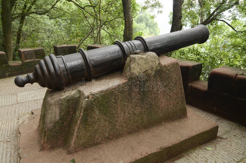 Ancient Chinese cannon stock photo. Image of antique - 52131836