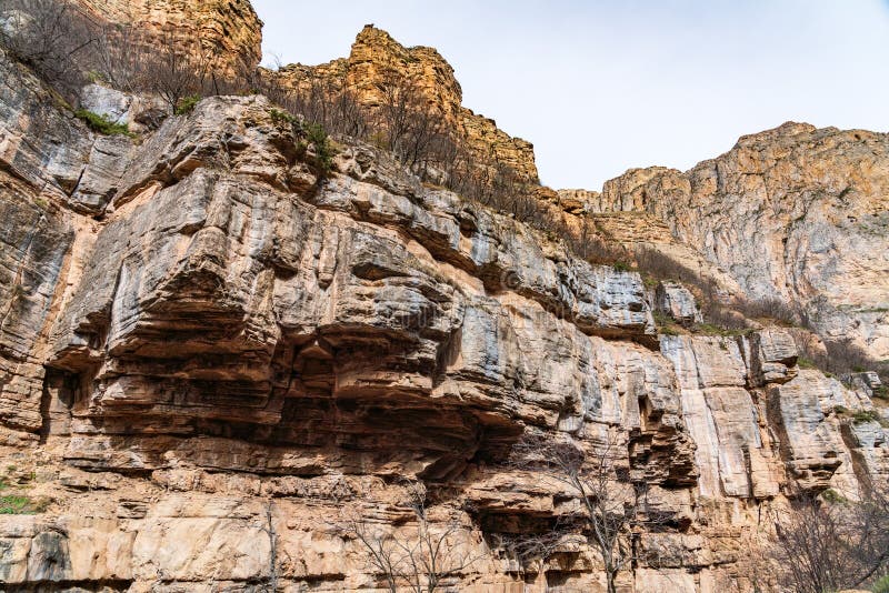 Ancient Canyon in Northern Azerbaijan. Big Rocks Stock Image - Image of ...