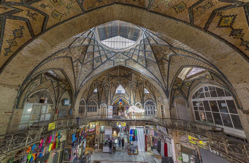 Old bazaar in Tehran, Iran editorial photo. Image of city - 190717021