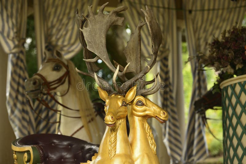 Ancient Carousel, Ludwigsburg Stock Image - Image of europe, carousel ...