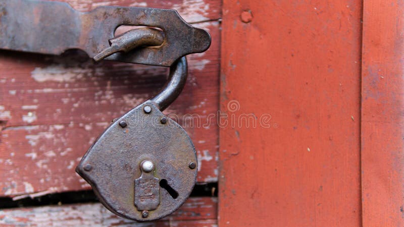 Ancient Castle on the Background of Door Stock Photo - Image of house ...