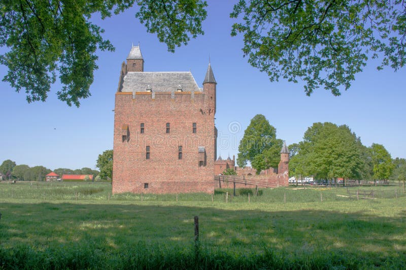An Ancient Castle Called Doornenburg Stock Photo - Image of heritage ...