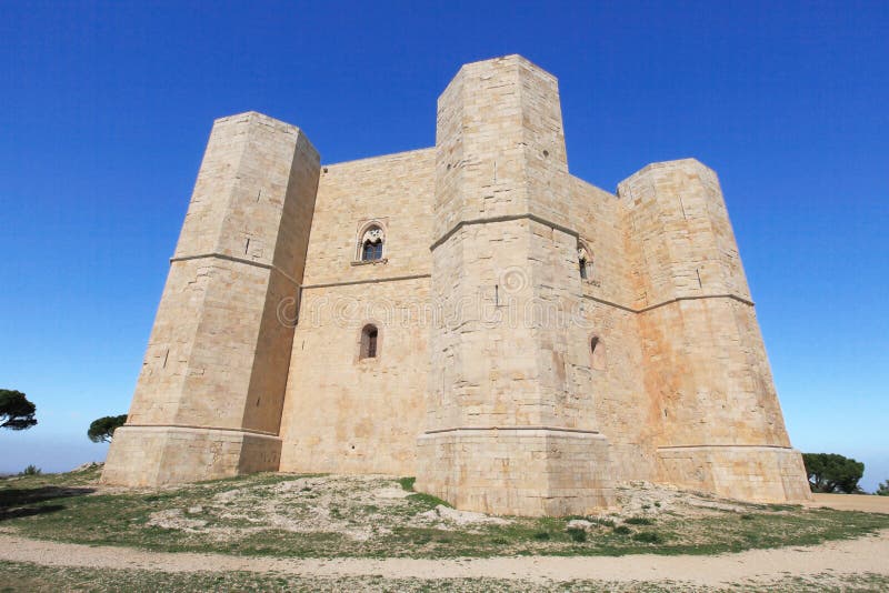 Ancient Castle Castel Del Monte Stock Photo - Image of site, adriatic ...