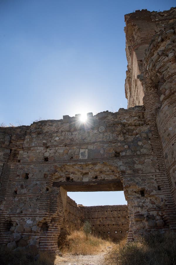 Ancient castle stock image. Image of sunny, sunlight - 80593363